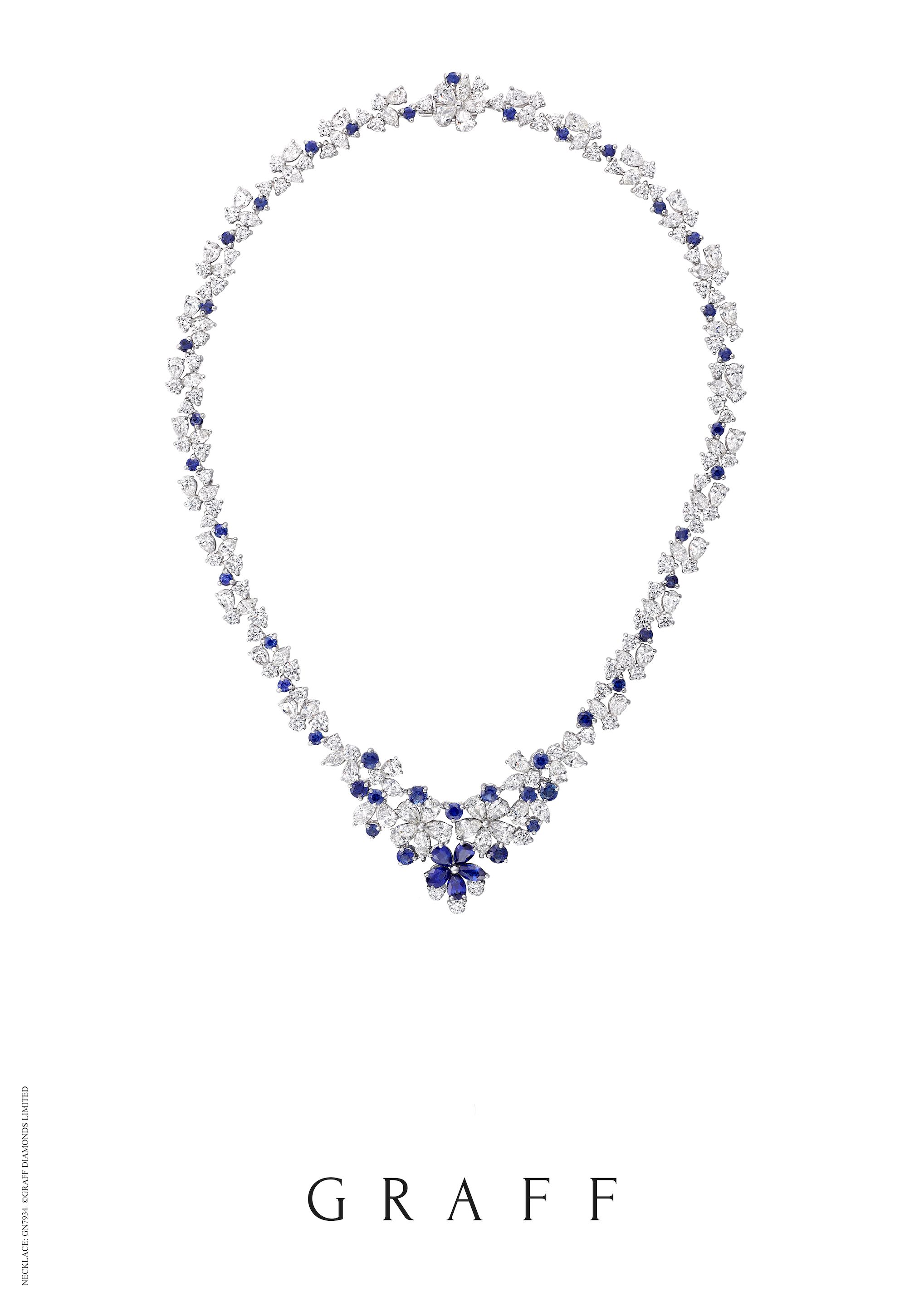 Bonhams : A SAPPHIRE AND DIAMOND 'CARISSA' NECKLACE, GRAFF