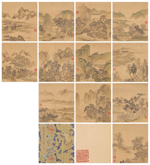 Bonhams : Jin Cheng (1878-1926) Landscape After Old Masters