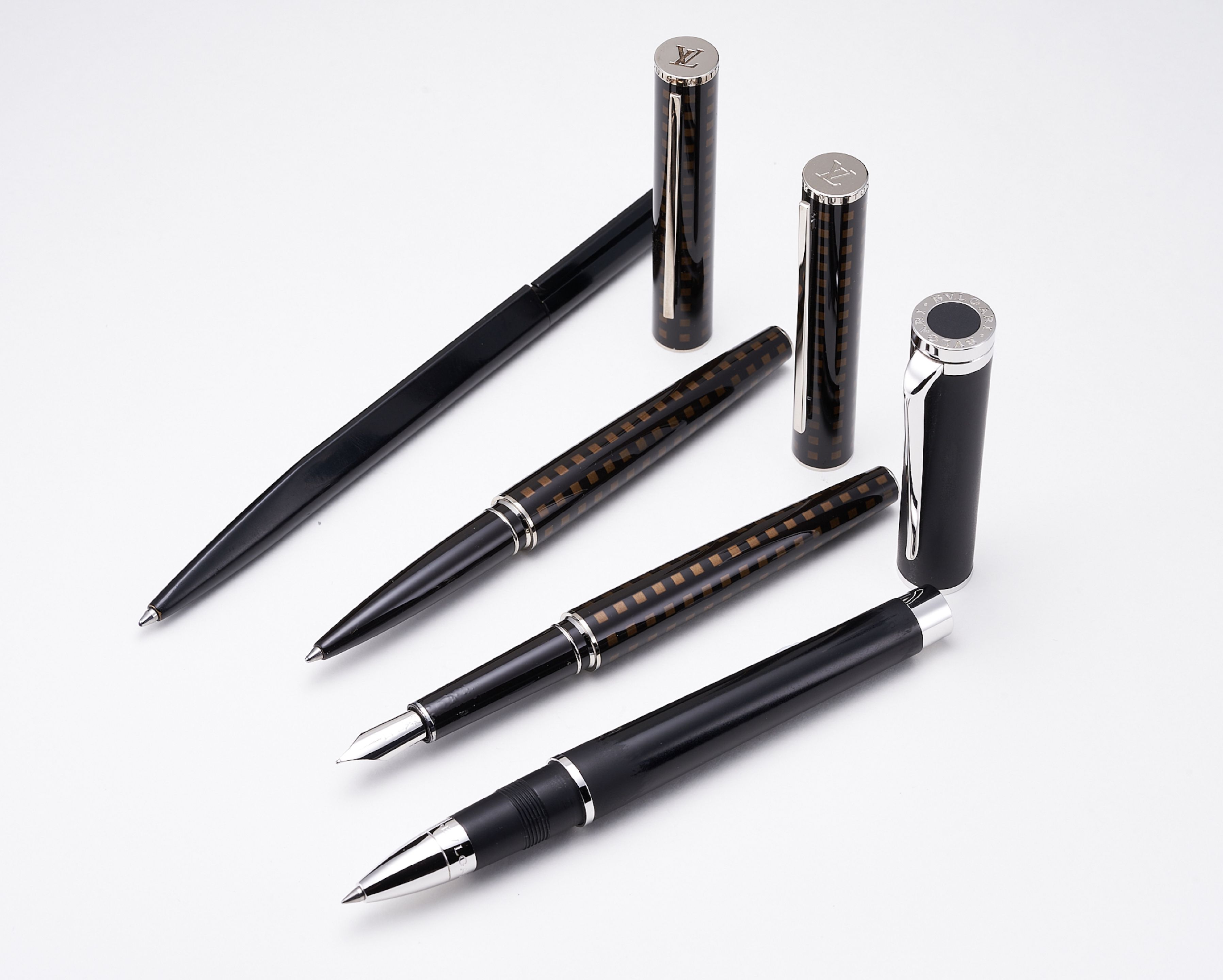 Bonhams : A Group of Four Assorted Pens, Louis Vuitton. A Roller Ball ...