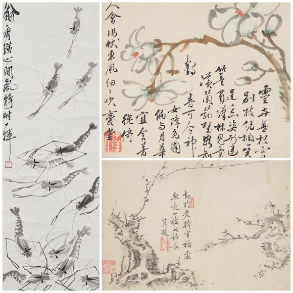 Bonhams : Zheng Ji (1809-1879), et al. Various subjects (3)