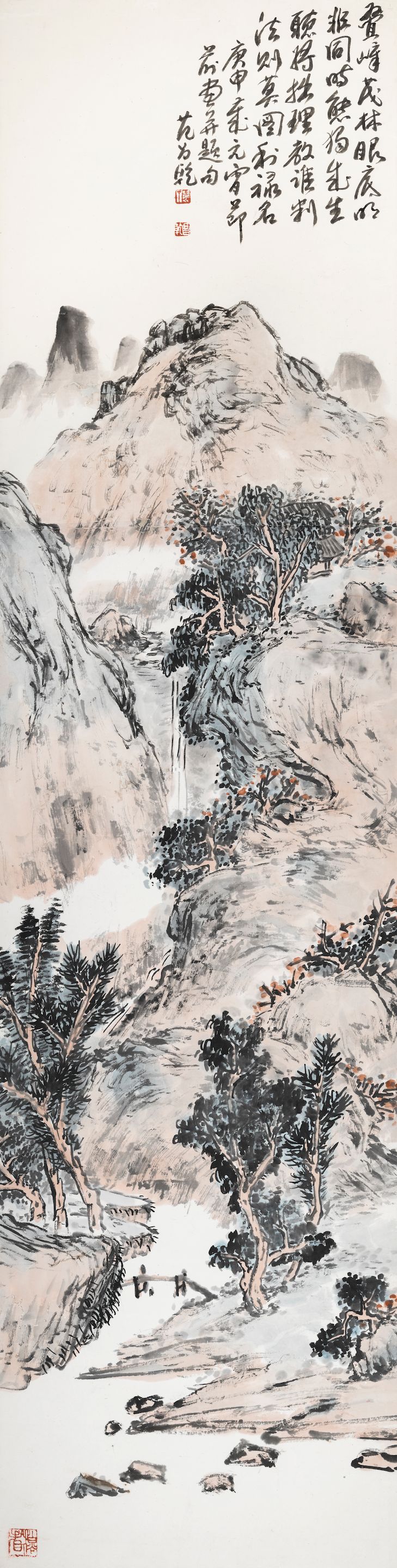 Bonhams : Fan Chang Tien (1907-1987) A Mountain Escape