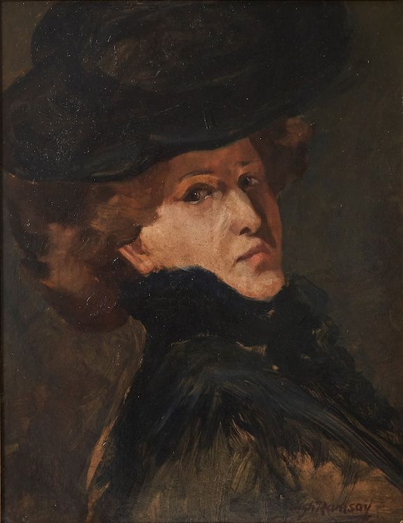 Bonhams : Hugh Ramsay (1877-1906) Portrait of a lady