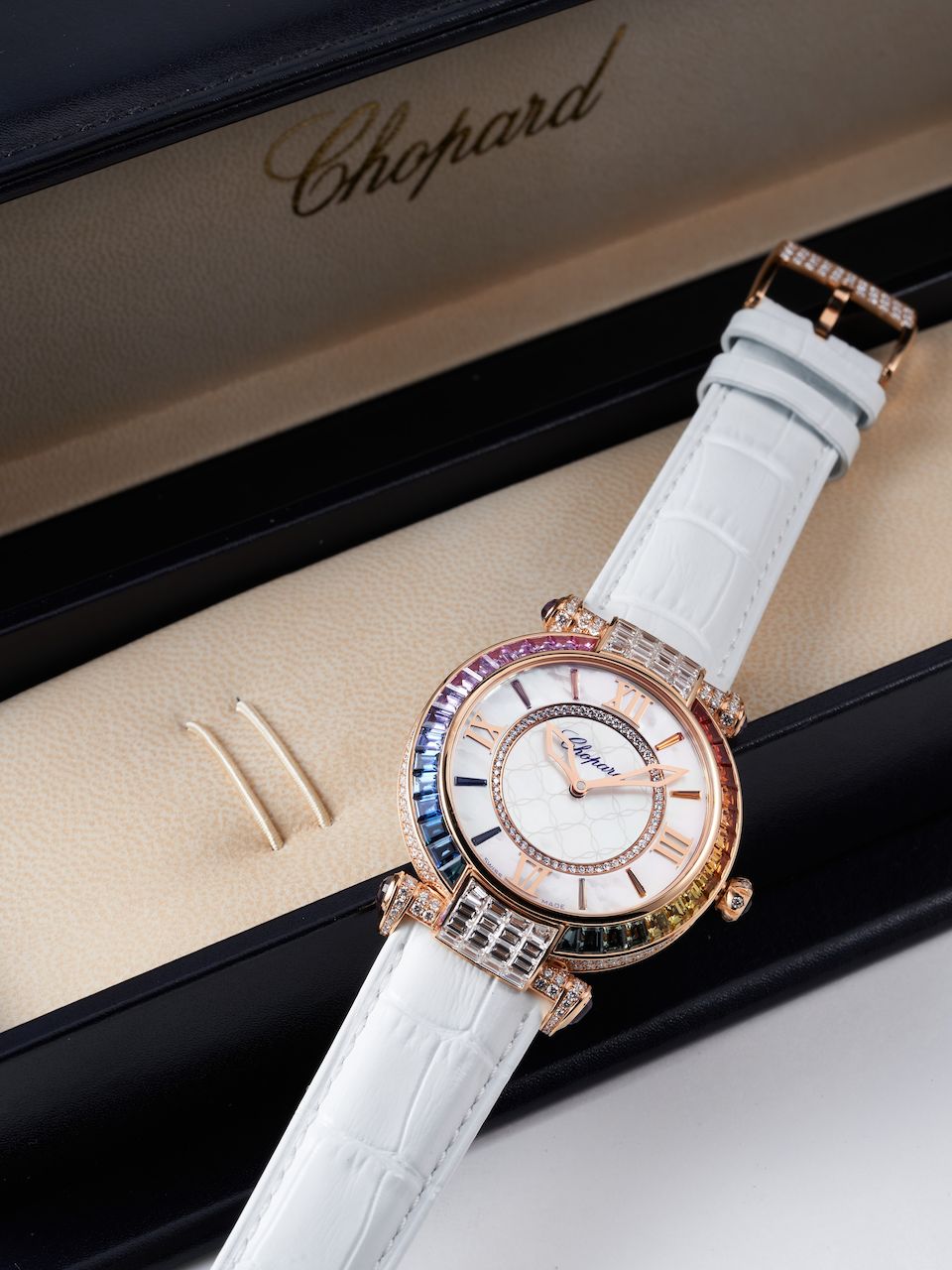 CHOPARD | RAINBOW IMPERIALE, REF. 4239, A RARE AND IMPRESSIVE 18K ...