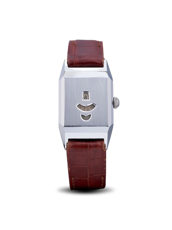 Bonhams : ROLEX WATCH CO. | JUMP HOUR, A STAINLESS STEEL DIGITAL JUMP ...