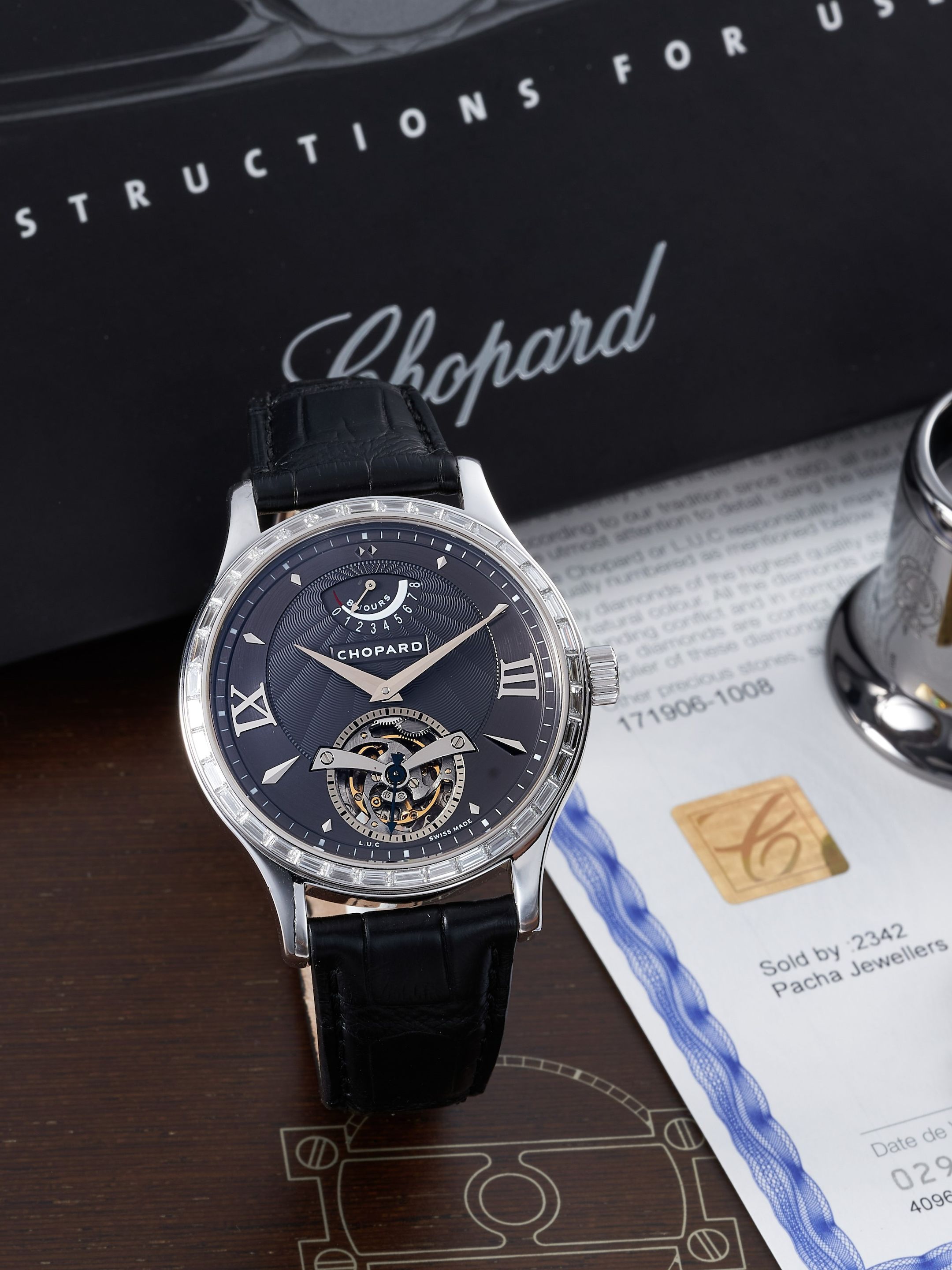 CHOPARD | TOURBILLON, REF. 17/1906, AN EXTREMELY RARE AND UNIQUE 18K ...