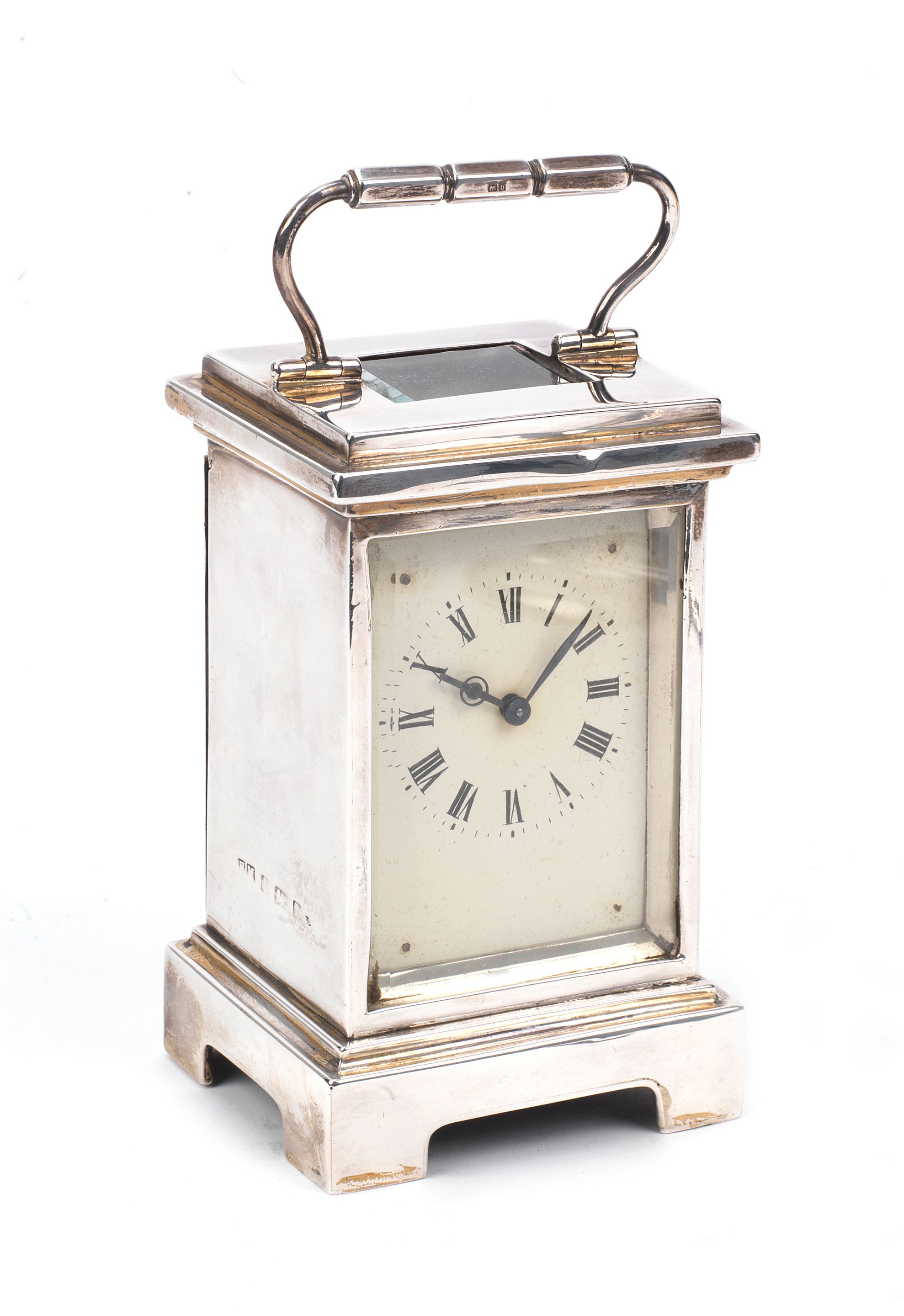 Bonhams Cars : A Fine Victorian Silver Cased Carriage Clock, Maker ...