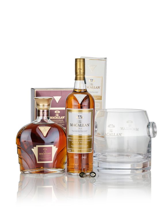 Bonhams : Macallan Chairman Release (1) Macallan Sherry Gold-Cufflink ...