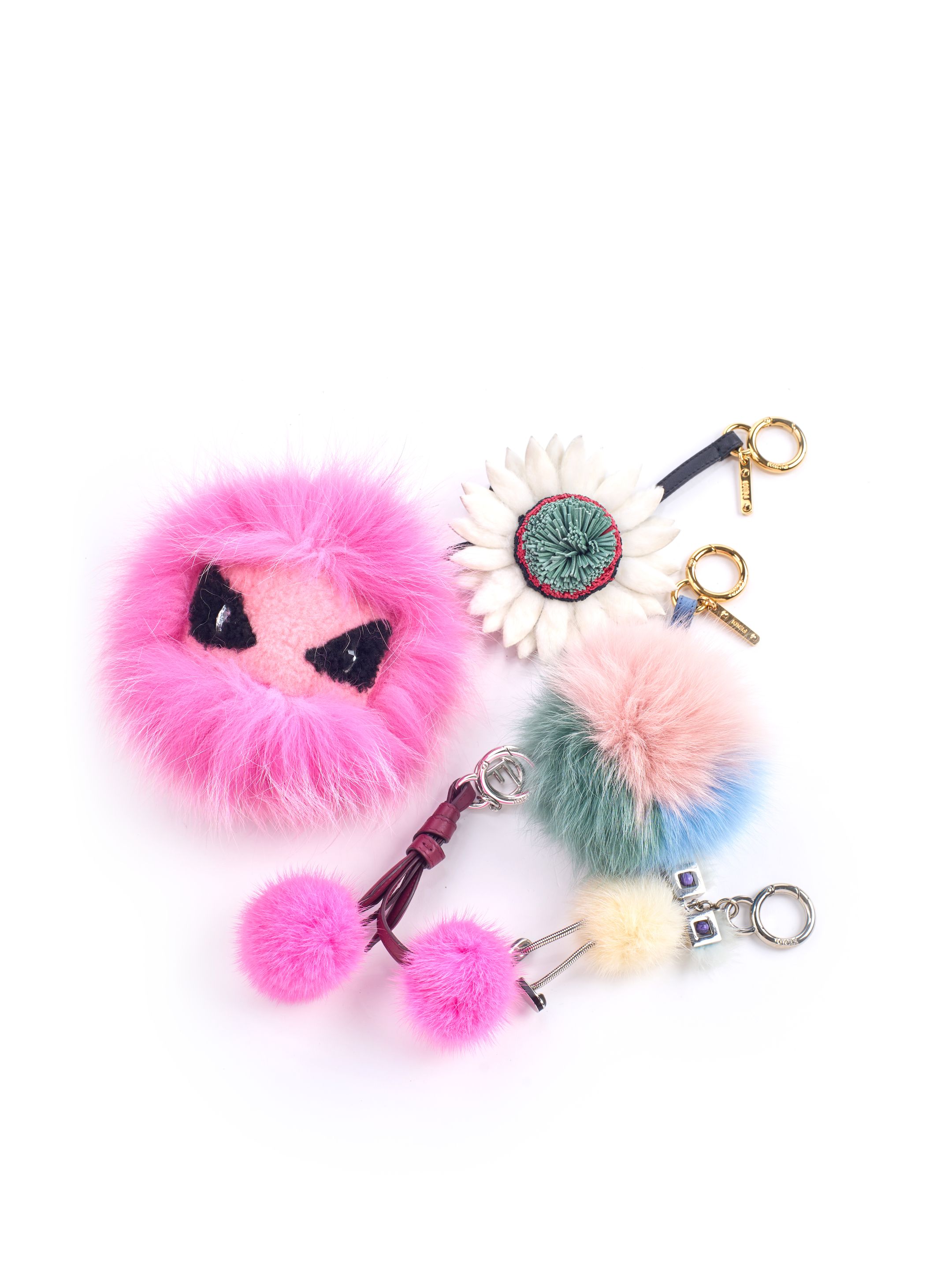 Bonhams : FENDI FIVE PIECE LUXURY FUR CHARMS (includes original box)