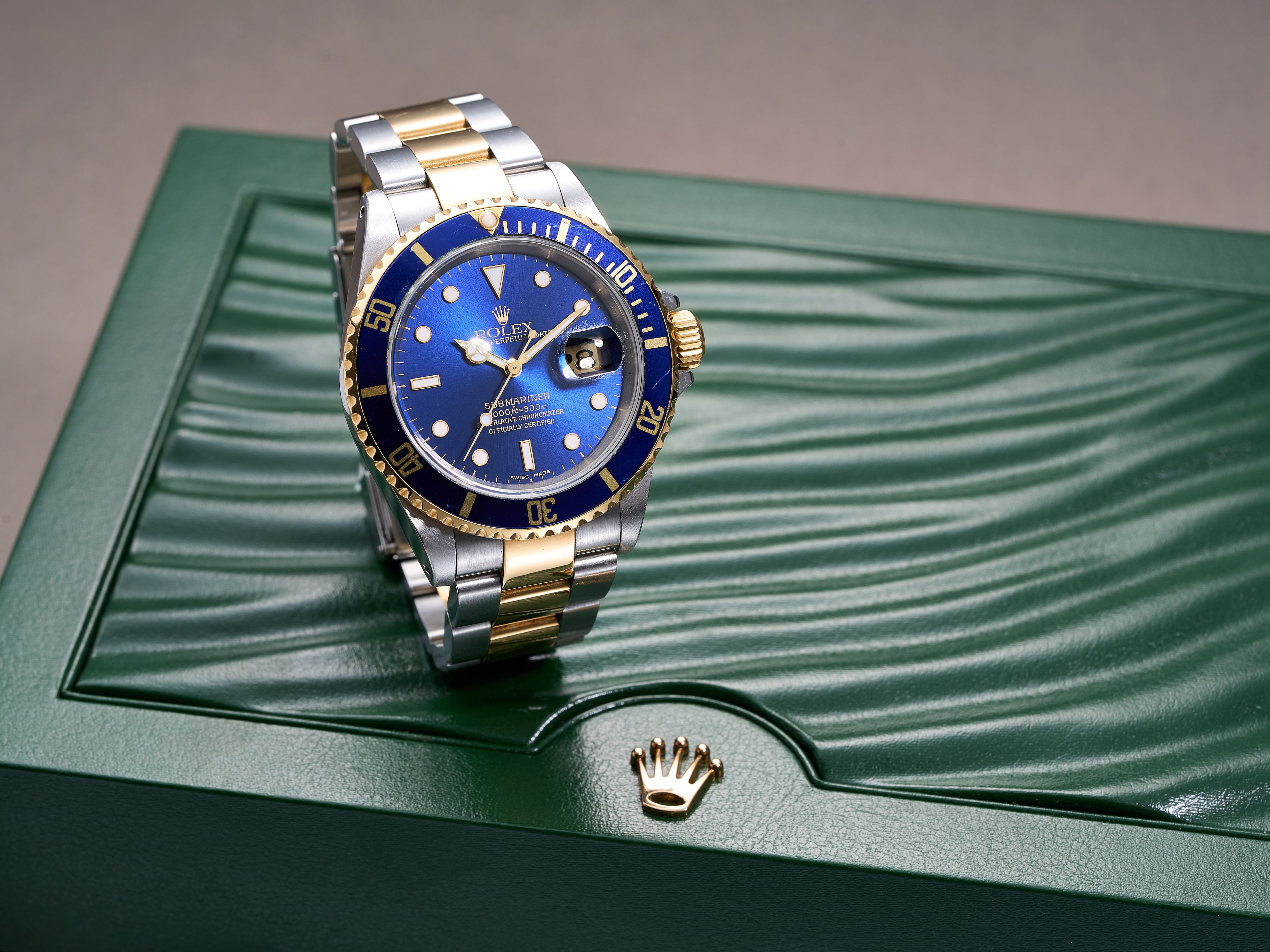 Rolex Submariner Blue White Gold