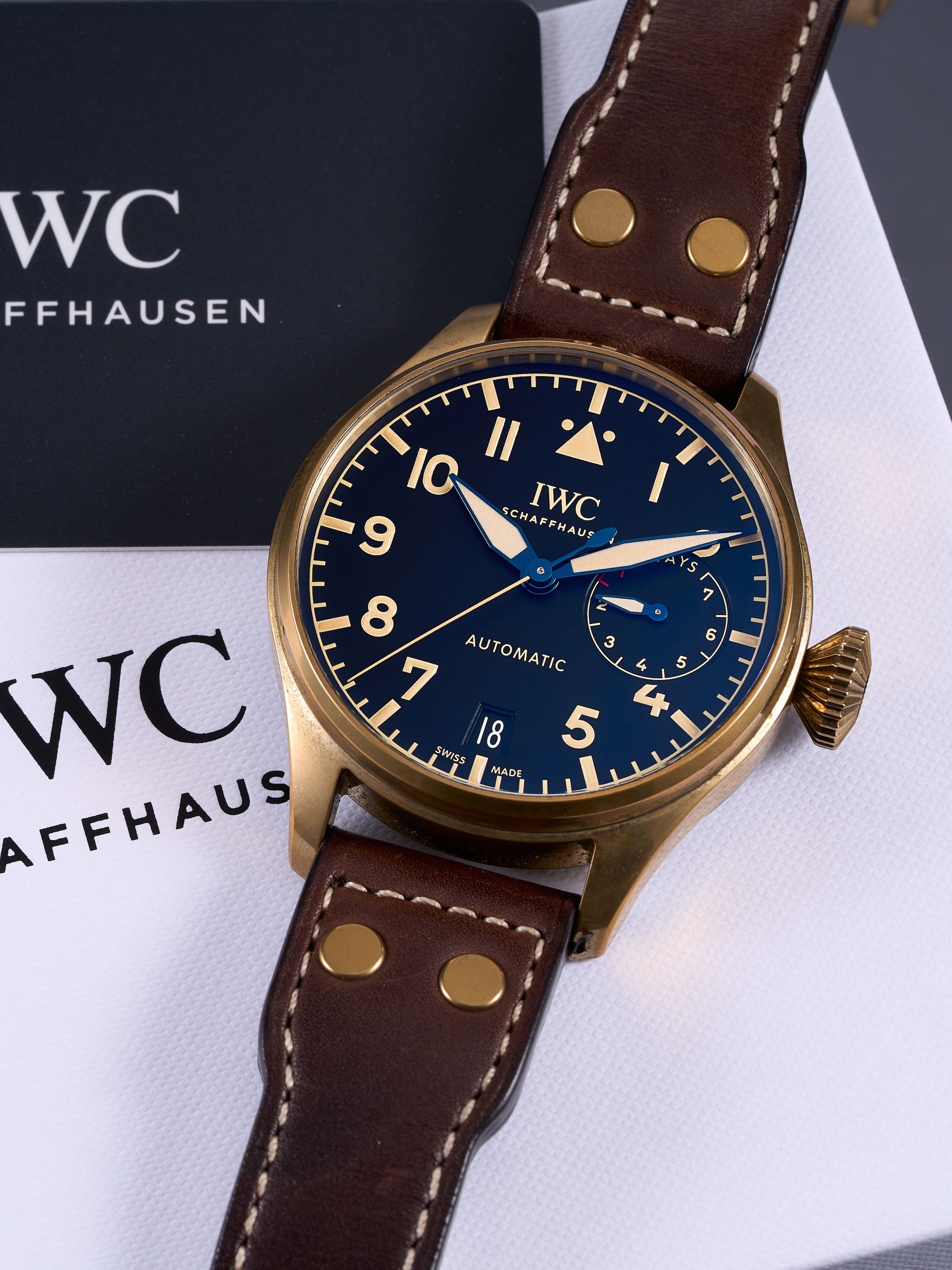 IWC | BIG PILOT HERITAGE, REF. IW501005, A LIMITED EDITION BRONZE ...