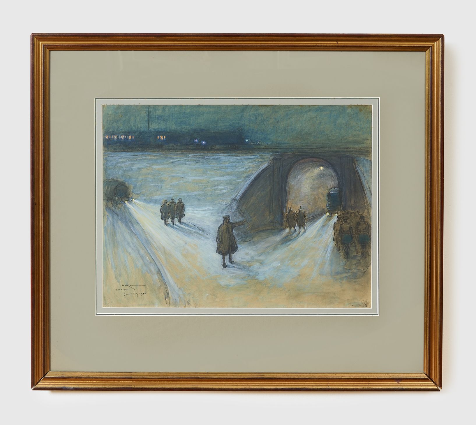 Bonhams : Isobel Rae (1860-1940) Night Patrol, 1918