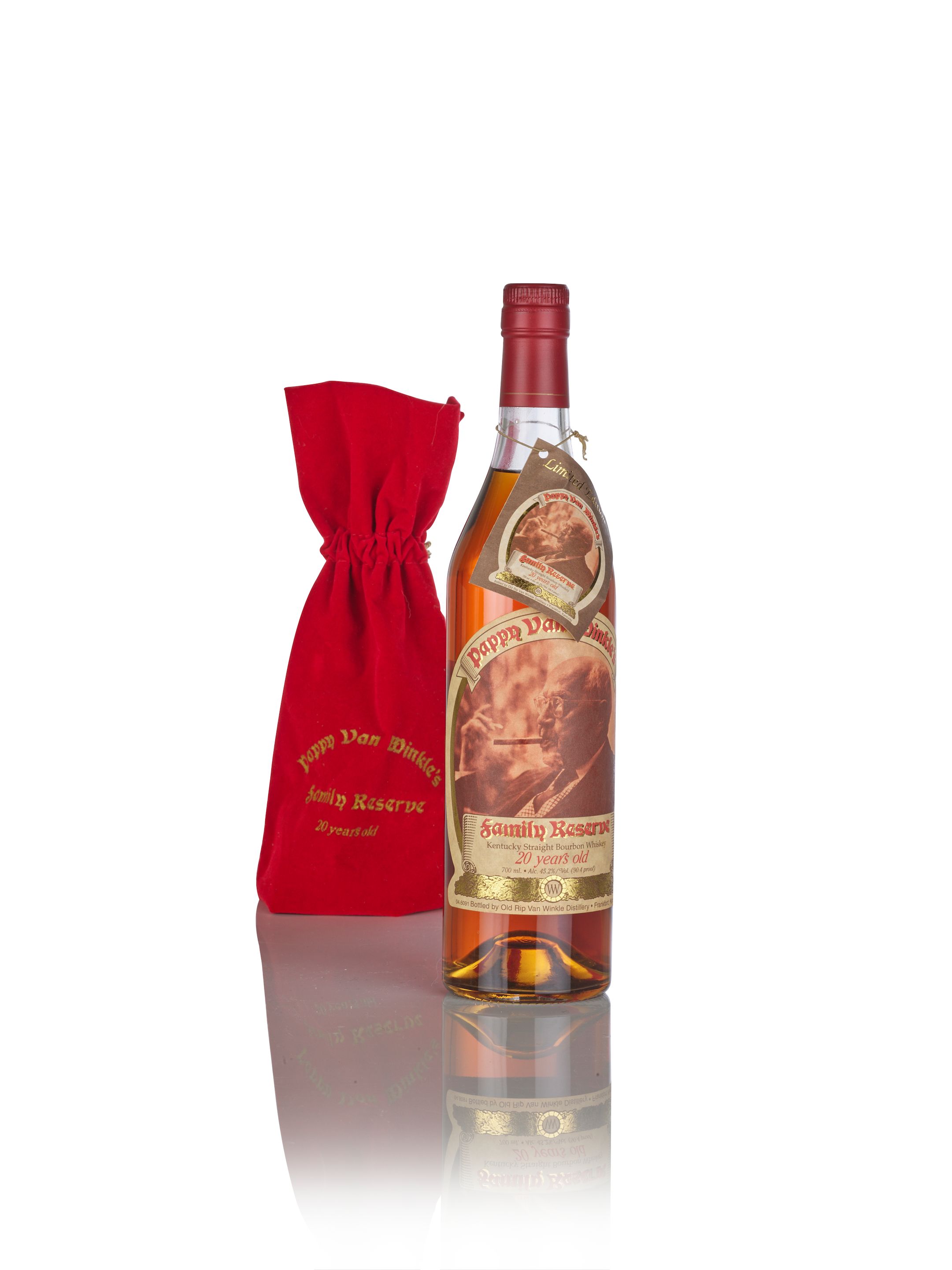 Pappy Van Winkle's 20 year old Distilled - auctions & price archive
