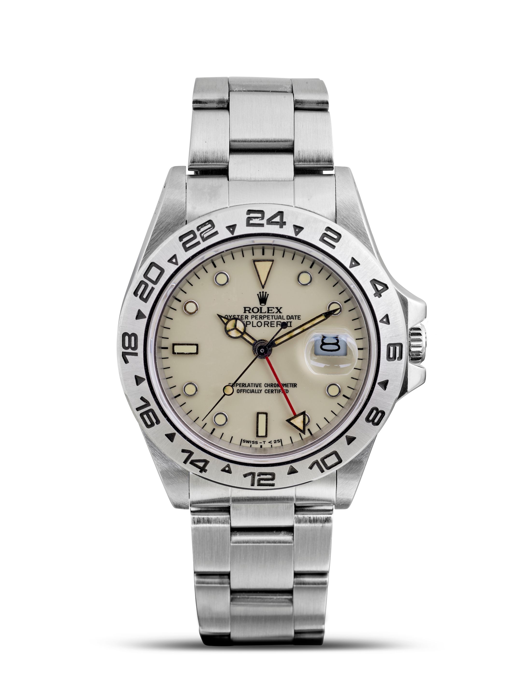 Bonhams : ROLEX EXPLORER II RAIL, REF.16550, A RARE STAINLESS STEEL ...