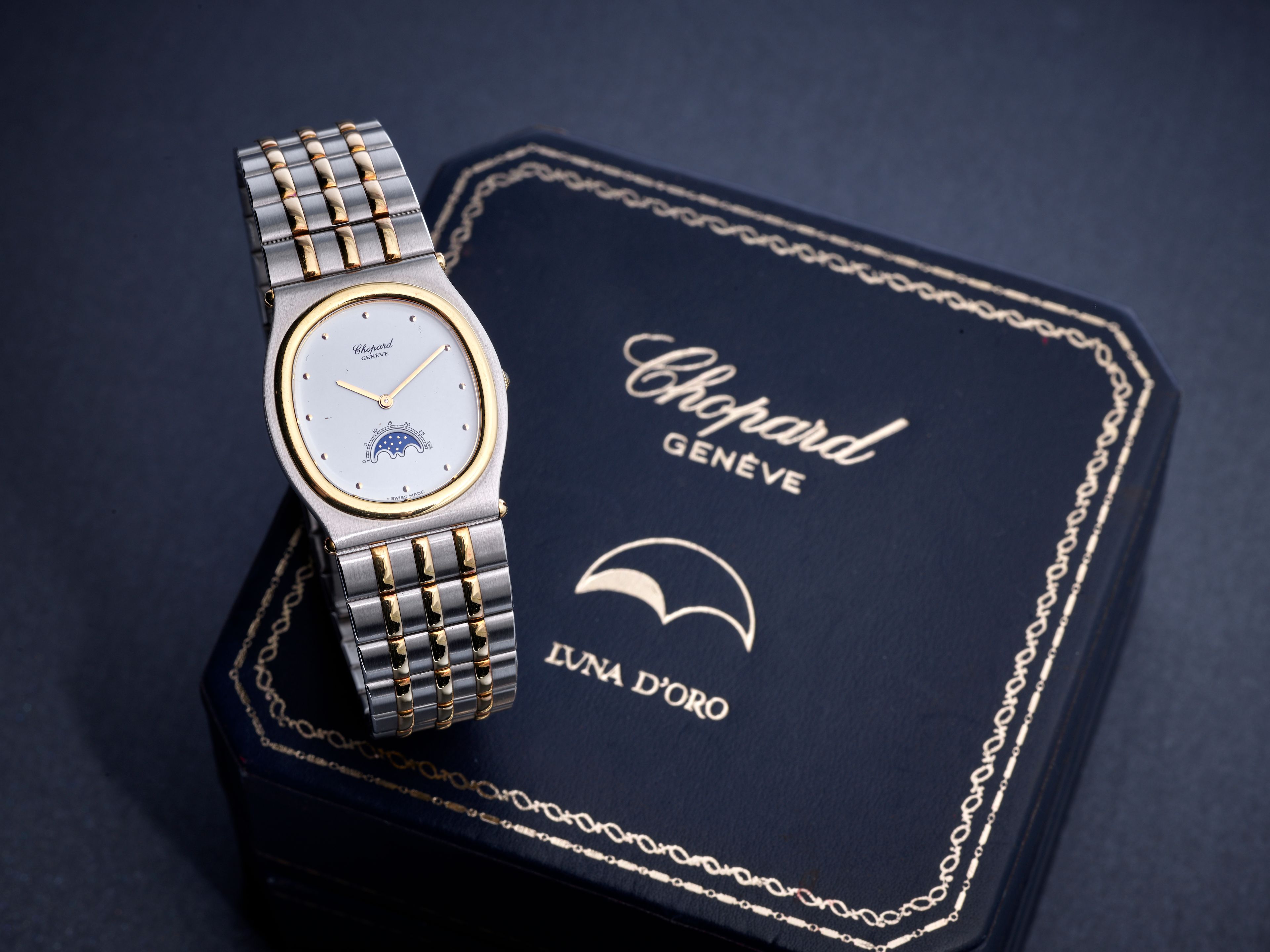 Bonhams : CHOPARD MONTE CARLO, REF.8035, A YELLOW GOLD AND STAINLESS ...