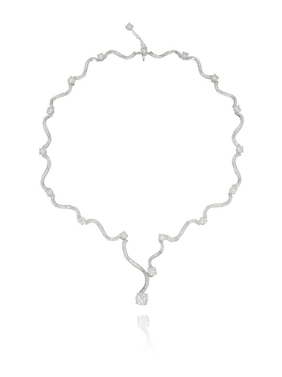 Bonhams : TSL: DIAMOND NECKLACE