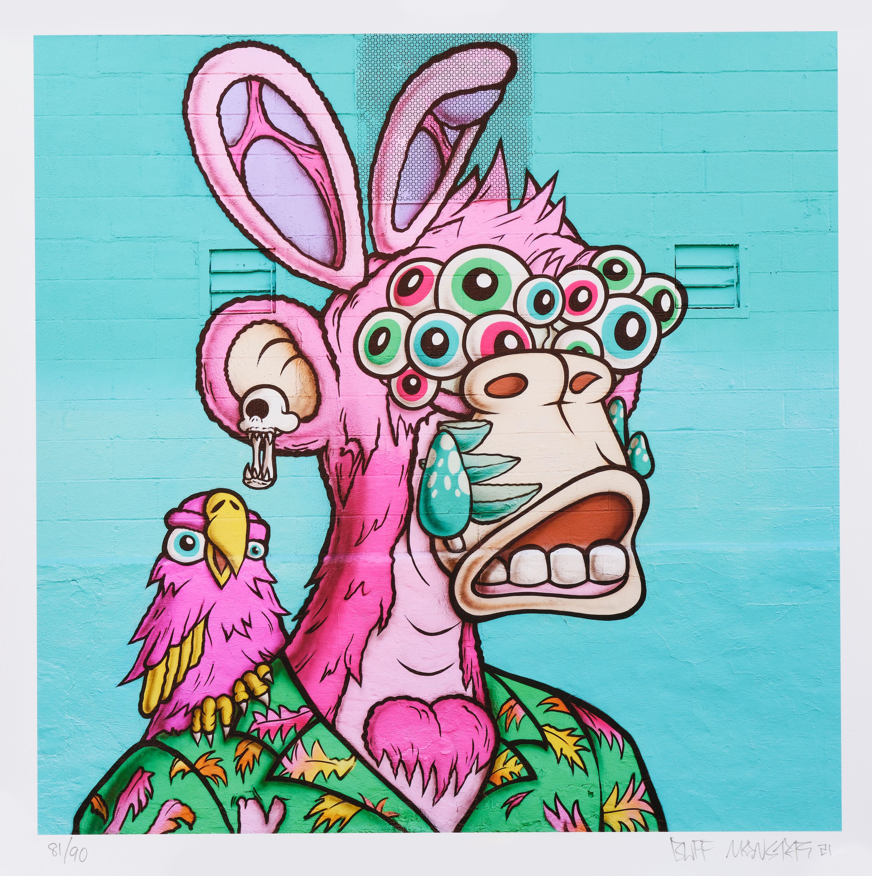 Bonhams : Buff Monster (B. 1979) Mutant Mural