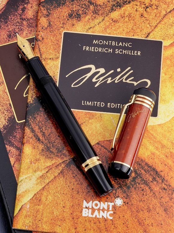 Bonhams : MONTBLANC WRITERS EDITION - FRIEDRICH SCHILLER, A LIMITED ...