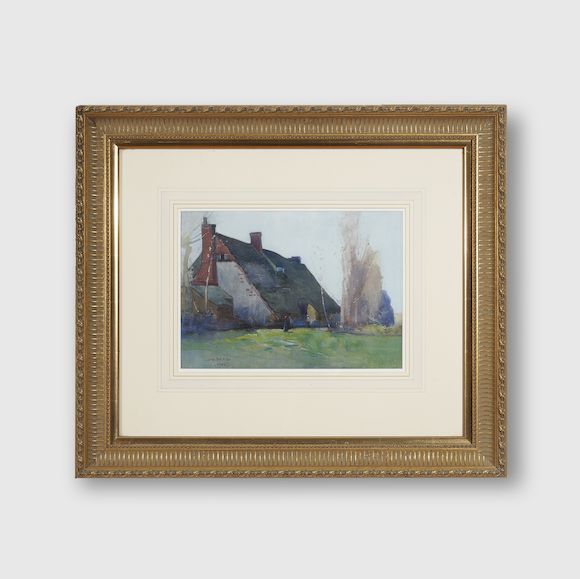 Bonhams : Sydney Long (1871-1955) (Farmhouse), 1913