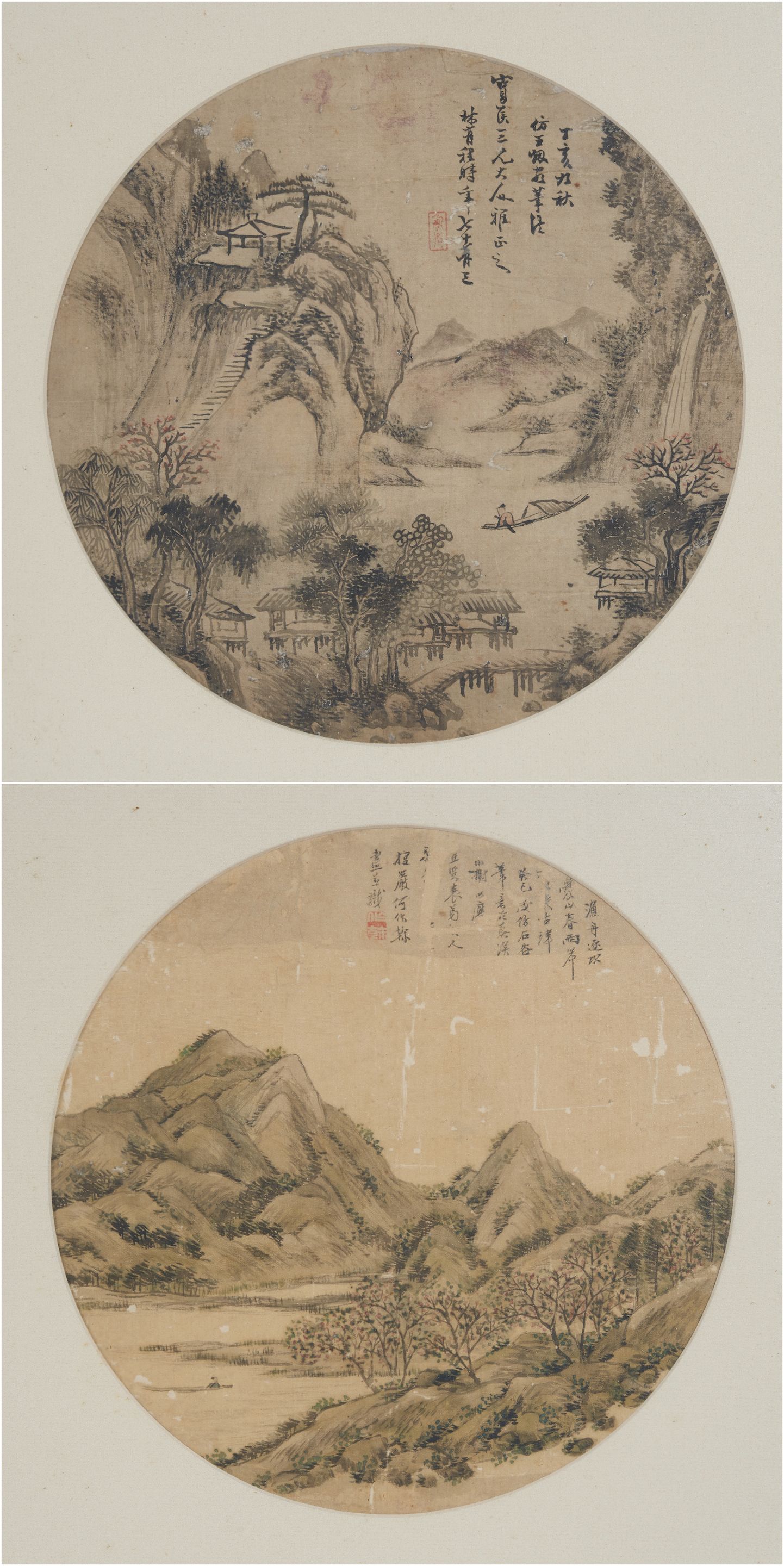 Bonhams : Lin Youcheng and Yan He (Qing dynasty) Landscapes (2)