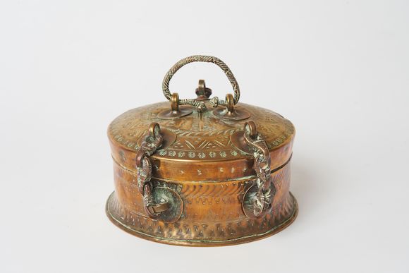 Bonhams : A storage box 'Paan Daan', Pakistan