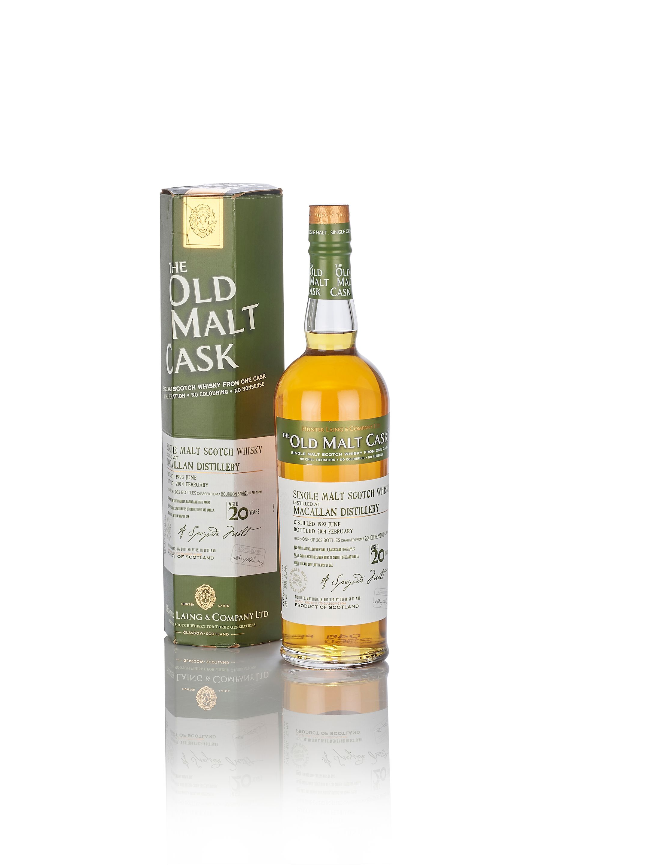 Bonhams : Macallan Old Malt Cask-1993-20 year old- Cask 10290