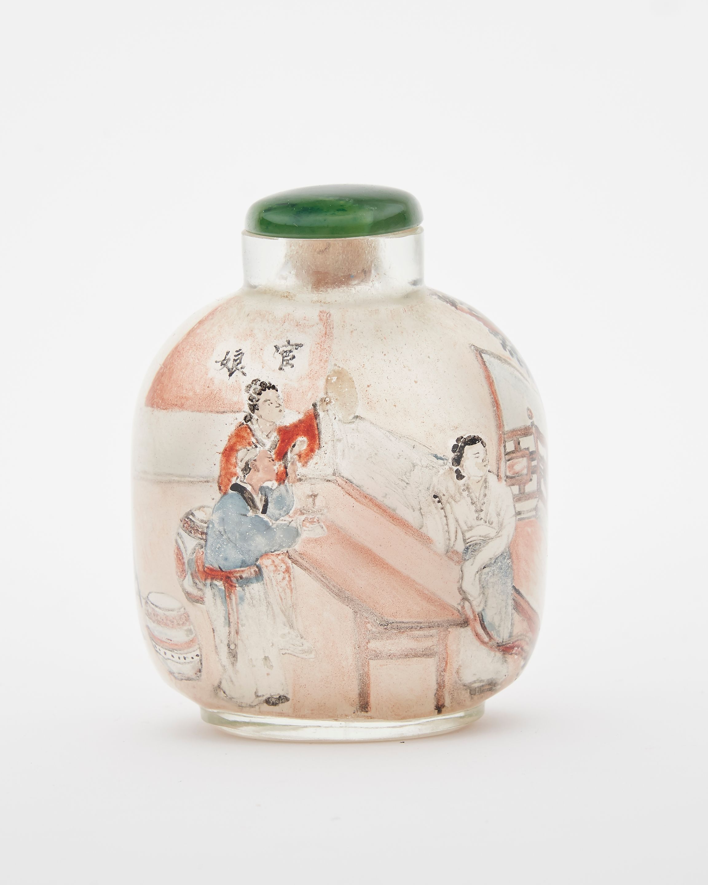Bonhams : An inside painted glass 'Huan Niang' snuff bottle Tang ...