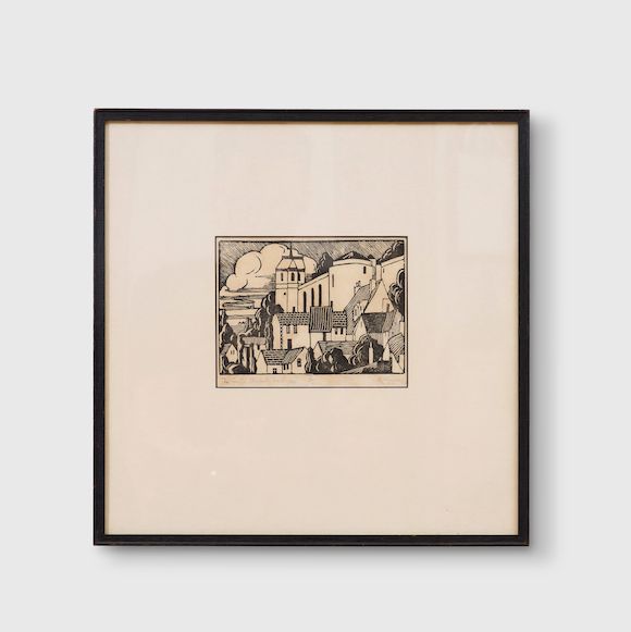 Bonhams : Eveline Syme (1881-1961) The Castle Chapel, Amboise, c.1920