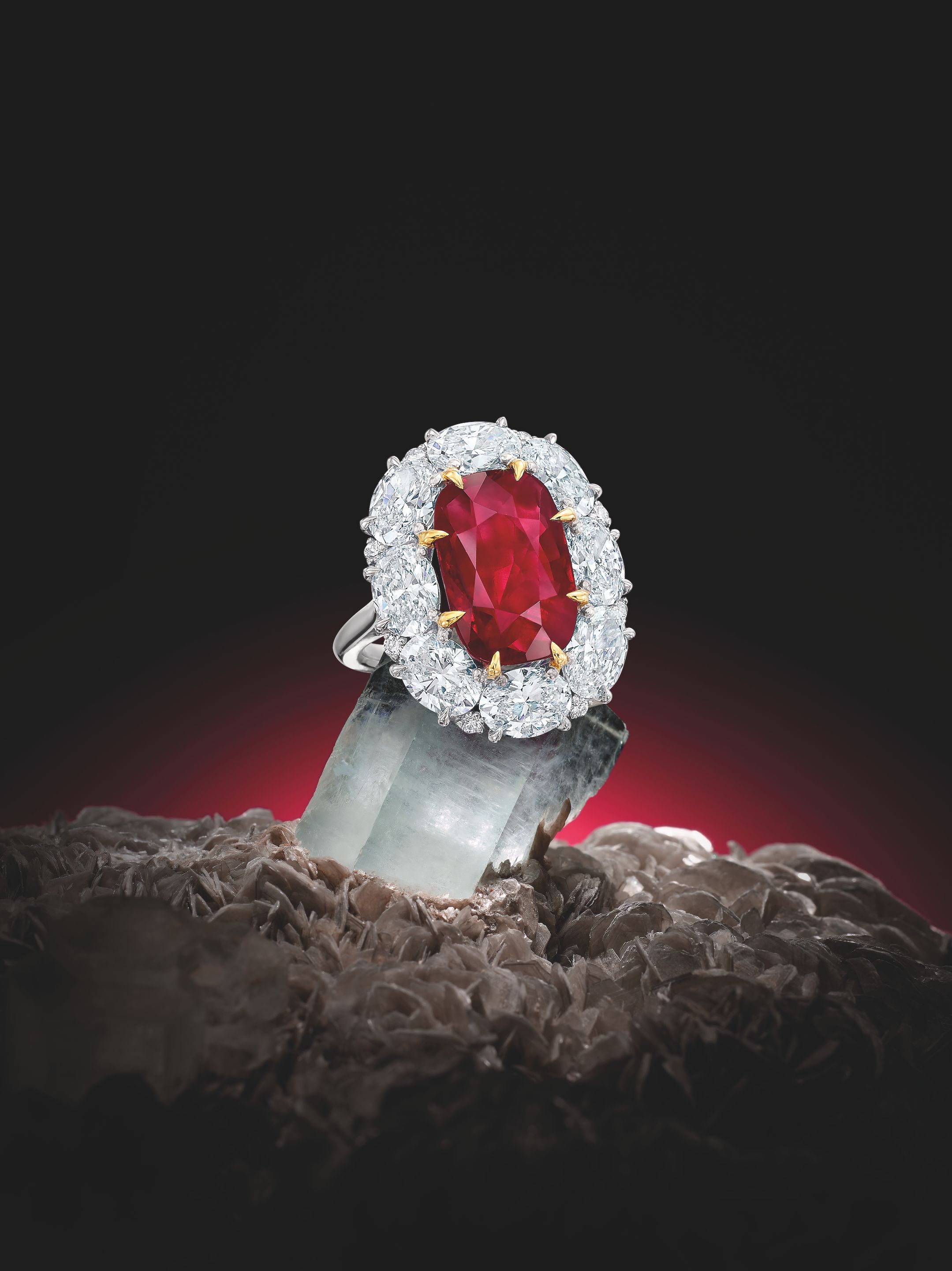 Bonhams : IMPORTANT RUBY AND DIAMOND RING