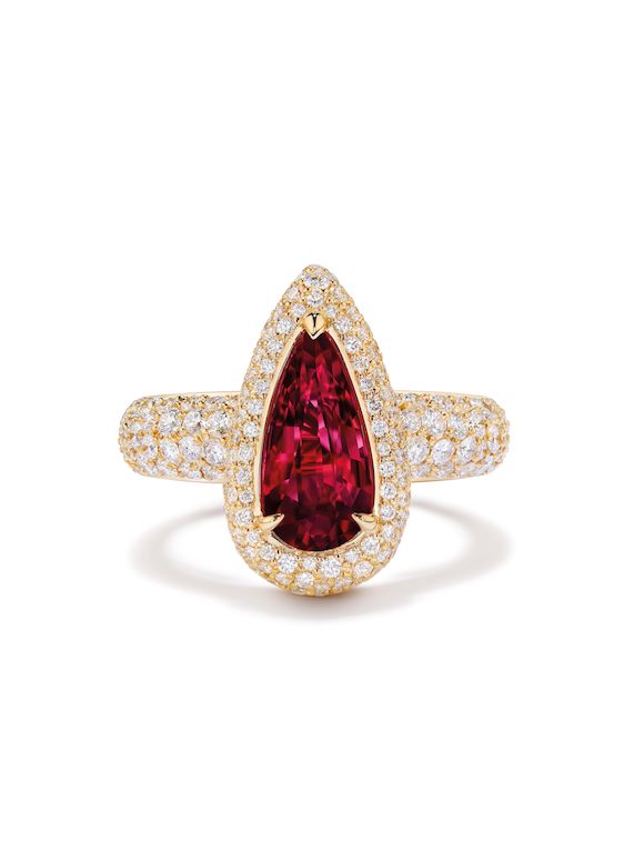 Bonhams : KAT FLORENCE RUBY AND DIAMOND RING