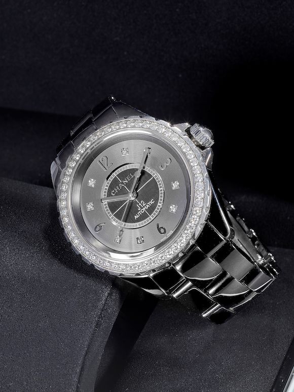 Bonhams : CHANEL | J12 – CHROMATIC , A TITANIUM CERAMIC AND DIAMOND-SET ...