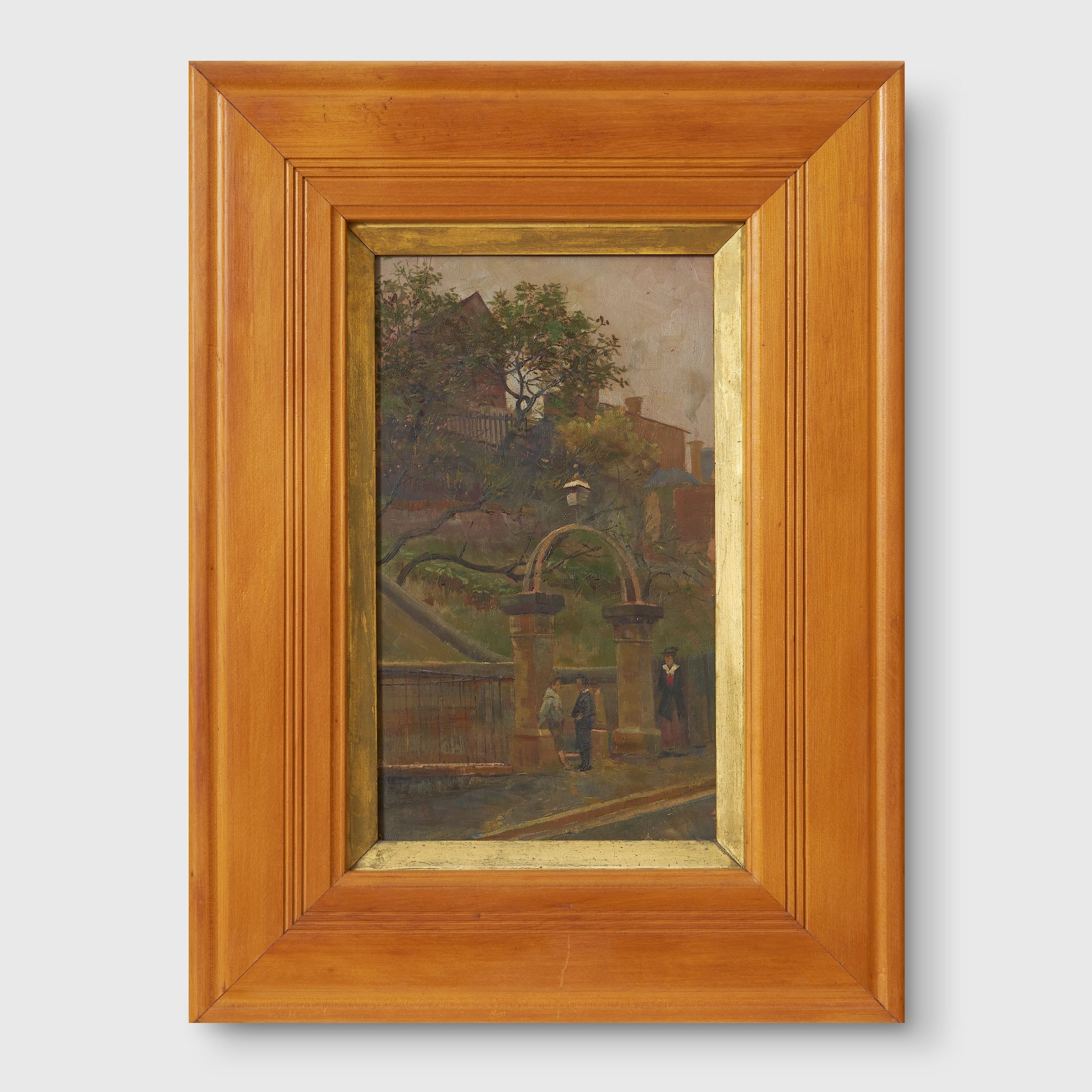 Bonhams : Julian Rossi Ashton (British, 1851-1942) The Butler Stairs ...