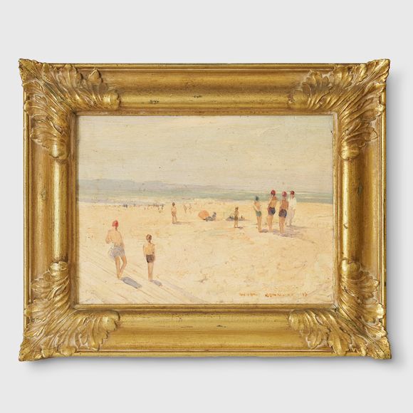 Bonhams : William Rubery Bennett (1893-1987) Manly Beach, 1947