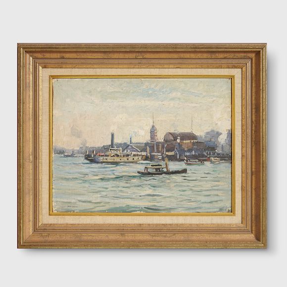 Bonhams : Sir John William Ashton (1881-1963) Milson's Point Ferry ...
