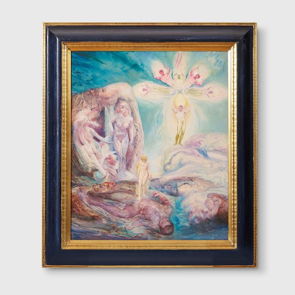 Bonhams : James Gleeson (1915-2008) Primavera Emerging from the Rock, 1966