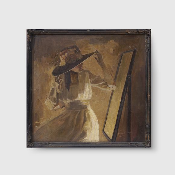 Bonhams : Frances Payne (1885-1975) Woman with Hat