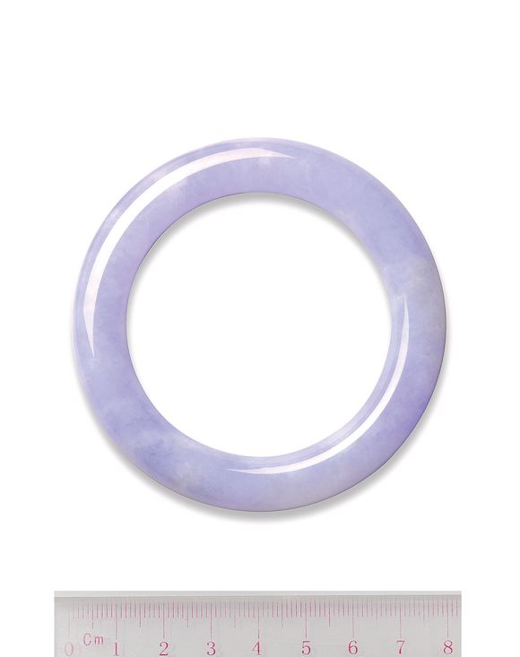 Bonhams : LAVENDER JADEITE BANGLE
