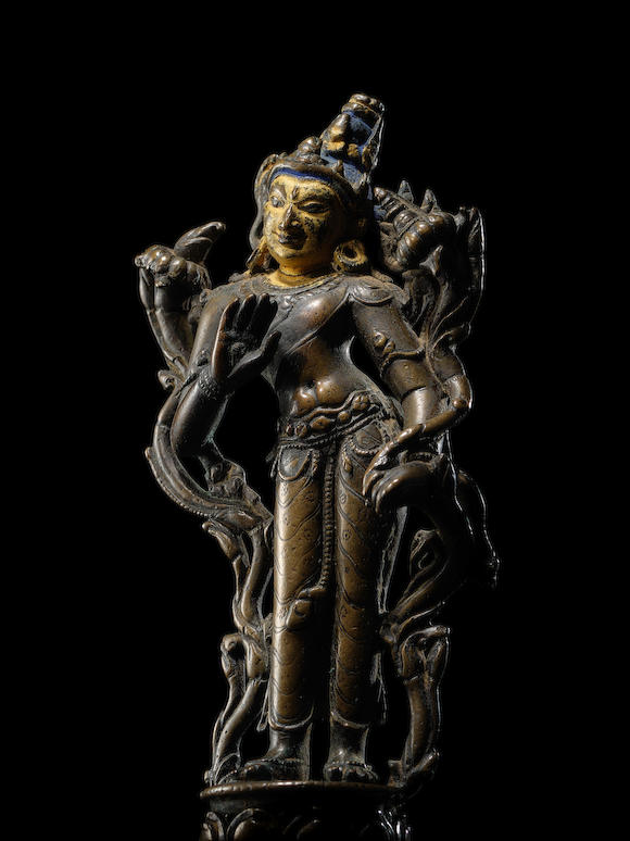Bonhams A Copper Alloy Figure Of Maitreya Northeastern India Pala