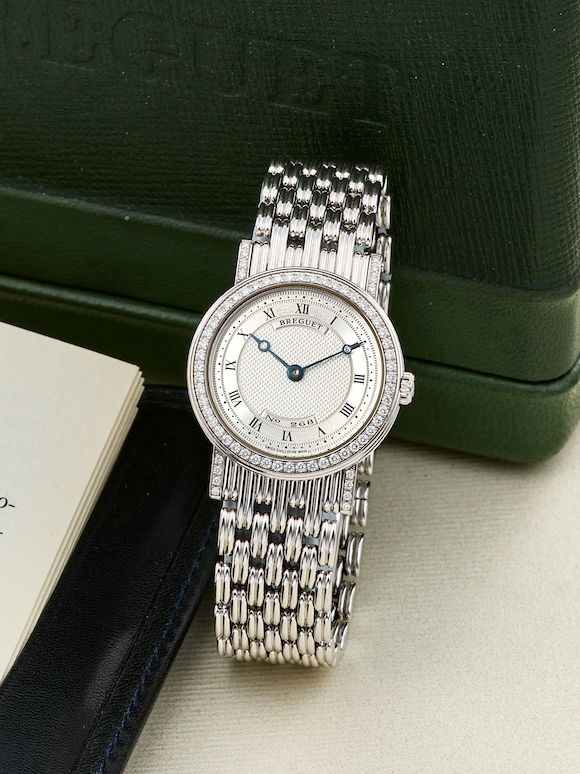 Bonhams : BREGUET CLASSIQUE, REF.8561, A WHITE GOLD AND DIAMOND-SET ...