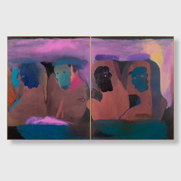 Bonhams : Rhys Lee (born 1975) Untitled (Four Masked Figures), 2007 ...