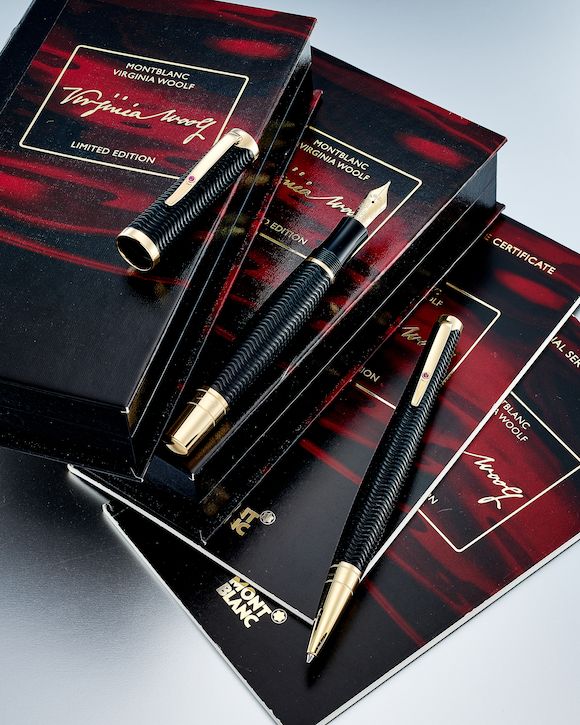 Bonhams : [NO RESERVE] MONTBLANC | VIRGINIA WOOLF, REF.38002 & 38005, A ...