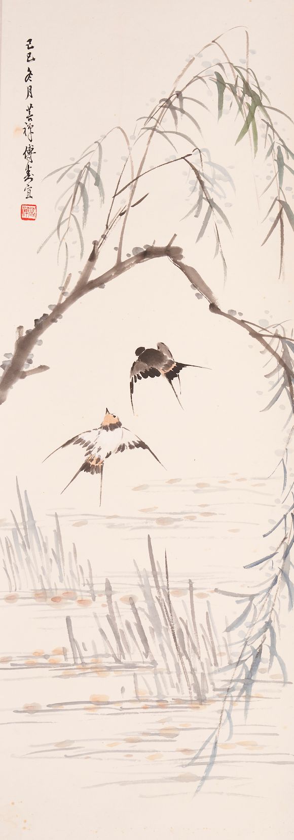 Bonhams : Fu Shouyi (1873-1945) Swallow