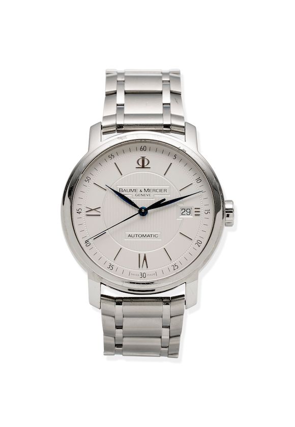 Bonhams : BAUME & MERCIER | CLASSIMA AUTOMATIC STAINLESS STEEL BRACELET ...