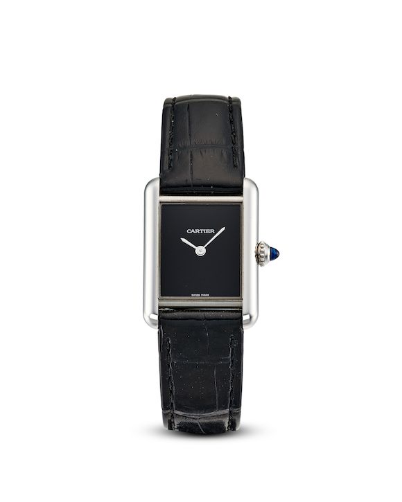 Bonhams : CARTIER | TANK MUST, REF.WSTA0071, A STAINLESS STEEL ...