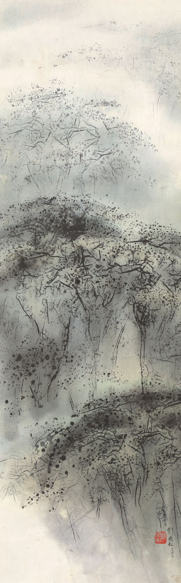 Bonhams : LIU GUOSONG (LIU KUO-SUNG, BORN 1932) Summer Trees, 1962