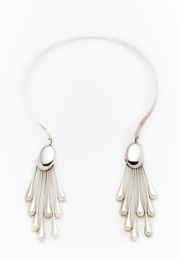 Bonhams : GEORG JENSEN | STERLING SILVER COLLAR NECKLACE, ASTRID FOG