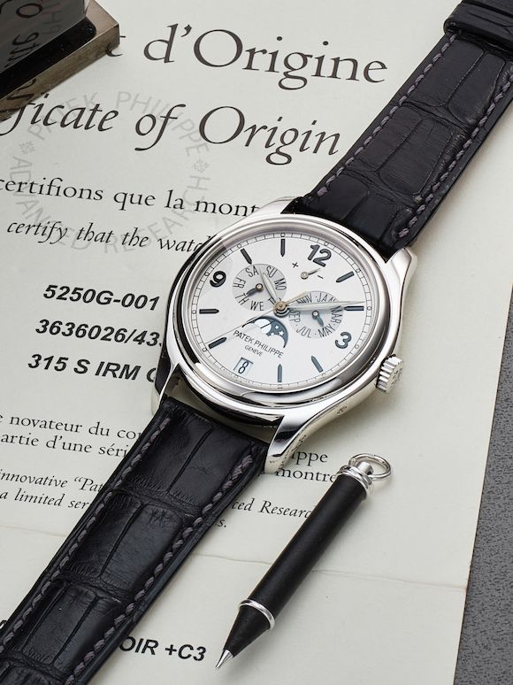 Bonhams : PATEK PHILIPPE | ADVANCED RESEARCH, REF.5250G-001, A RARE ...