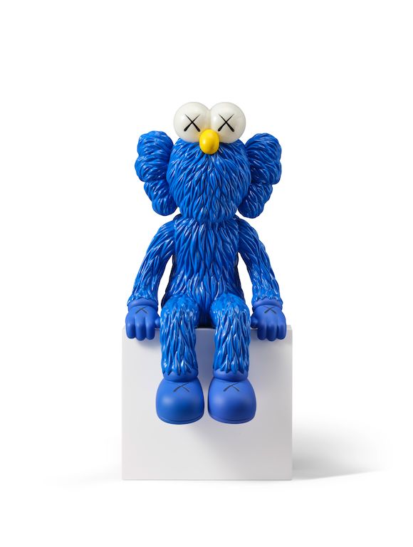 Bonhams : KAWS (B. 1974) SEEING (BLUE)2018 Overall:39 x 18 x 27 cm (15 ...