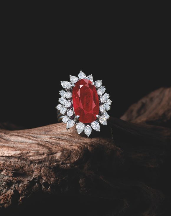 Bonhams : IMPORTANT RUBY AND DIAMOND RING