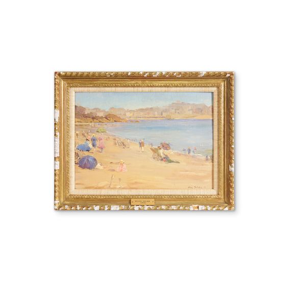 Bonhams : Ellis Silas (British/Australian, 1883-1972) Beach Scene, 1918