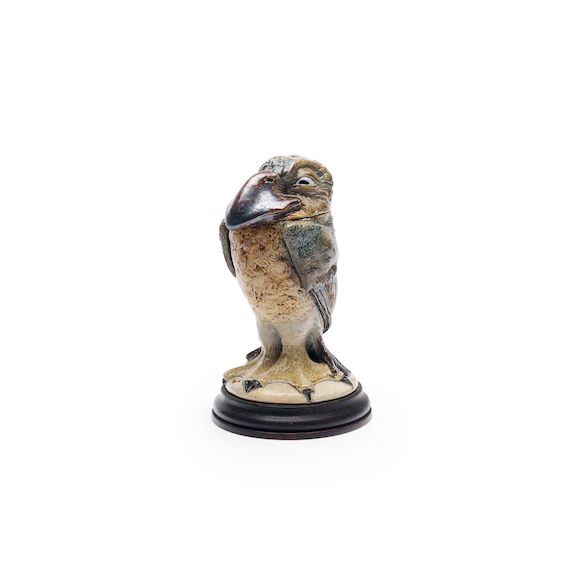 Bonhams : A Martin Brothers stoneware Bird jar and cover by Robert ...